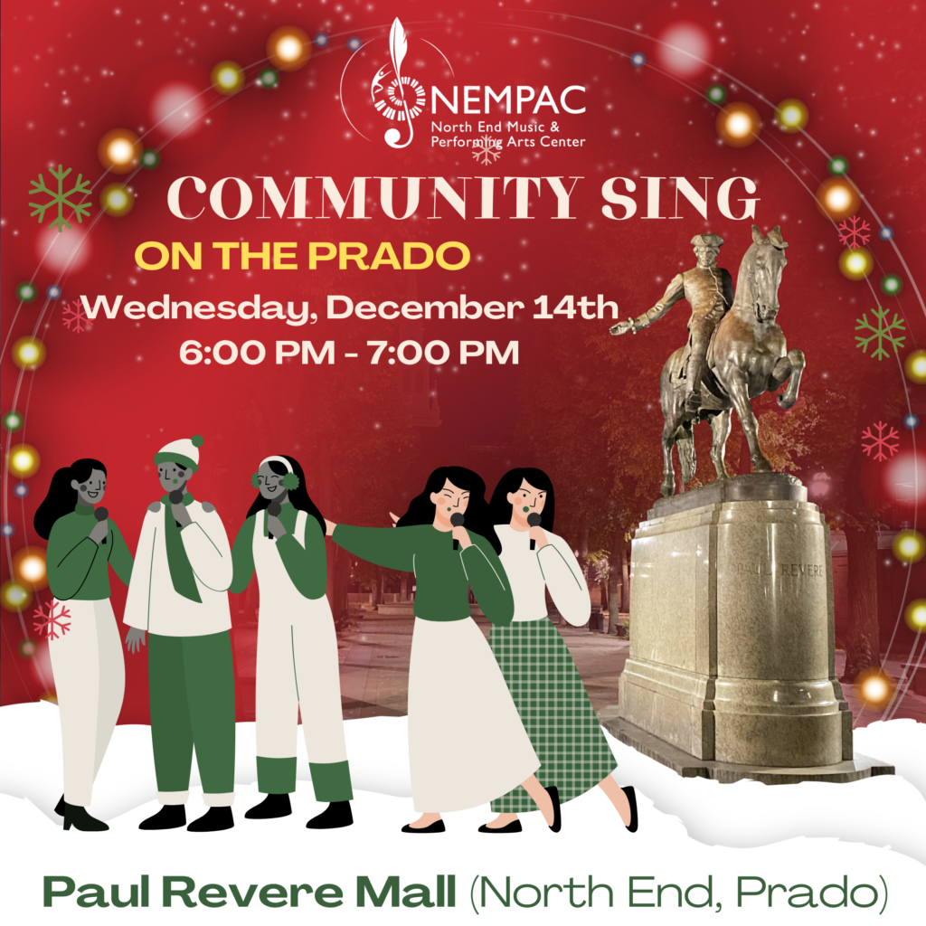 COMMUNITY SING RETURNS 12/14! | The North End Music & Performing Arts ...